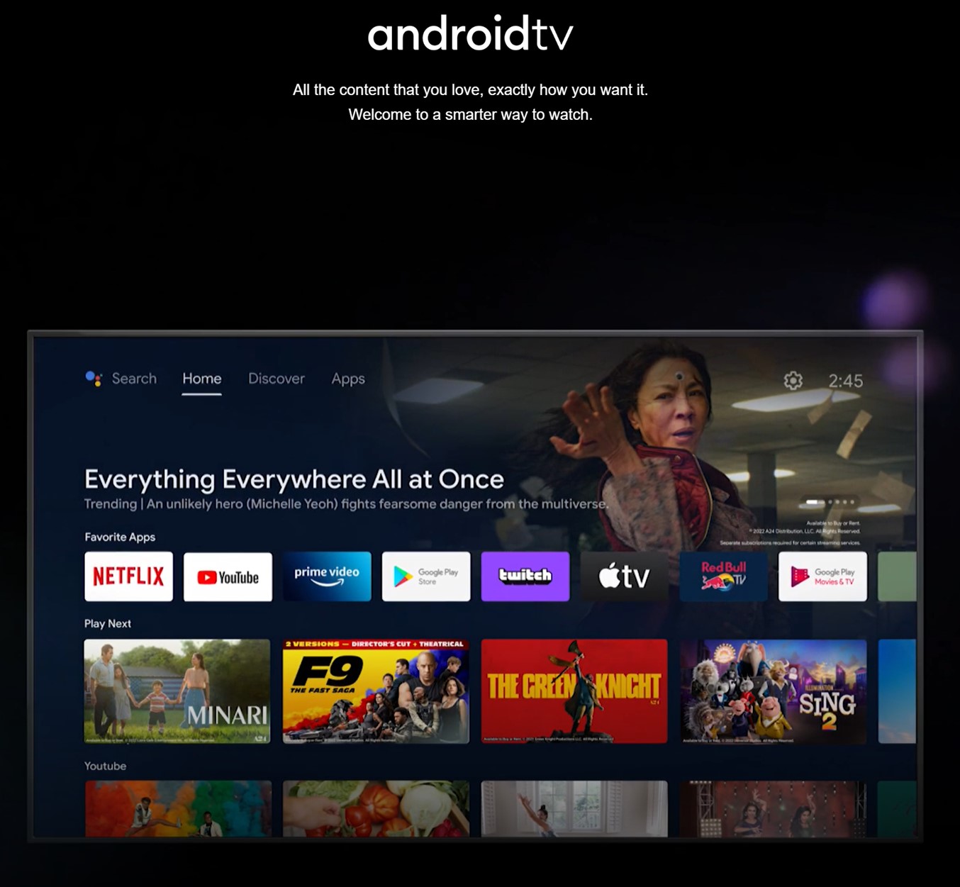 Majestic GTV2700DA 12V 27" Android TV, DVD, Chromecast, Apple TV